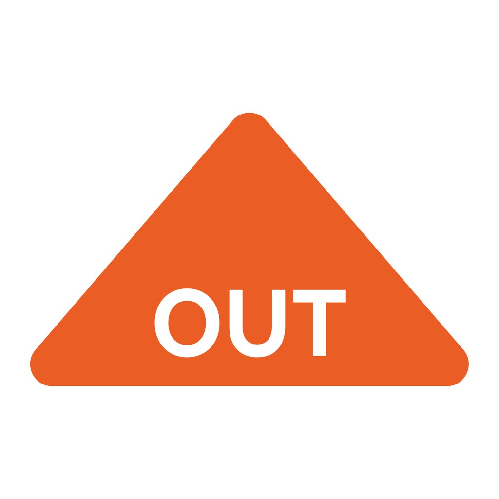 Directional Sticker [In / Out Arrow sticker] | Shopee Malaysia