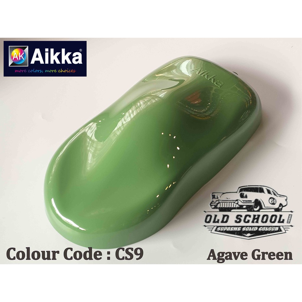 Warna Cat Kereta Aikka Paints CS9 / Agave Green / Old School Series ...