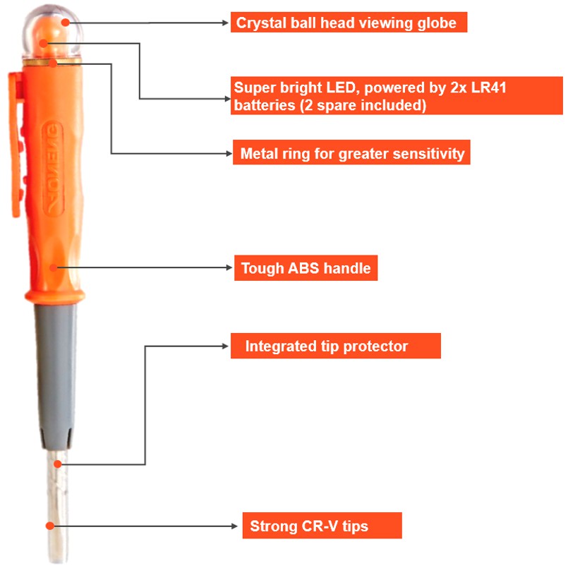 Nicron TP10 Multifunction LED Test Pen M10 Multifuntion LED Test Pen ...