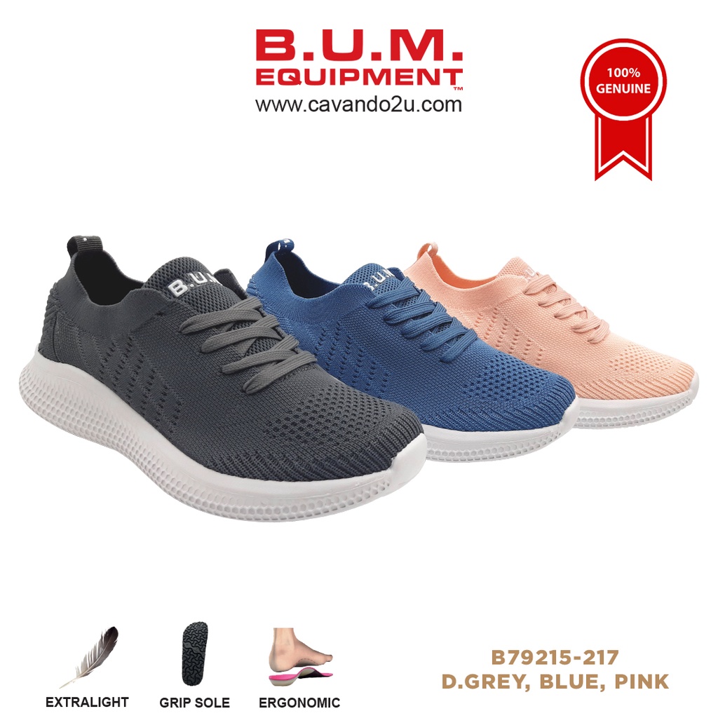 BUM Equipment Sport Shoes B79215/B79216/B79217 (D.Grey / Blue / Pink ...