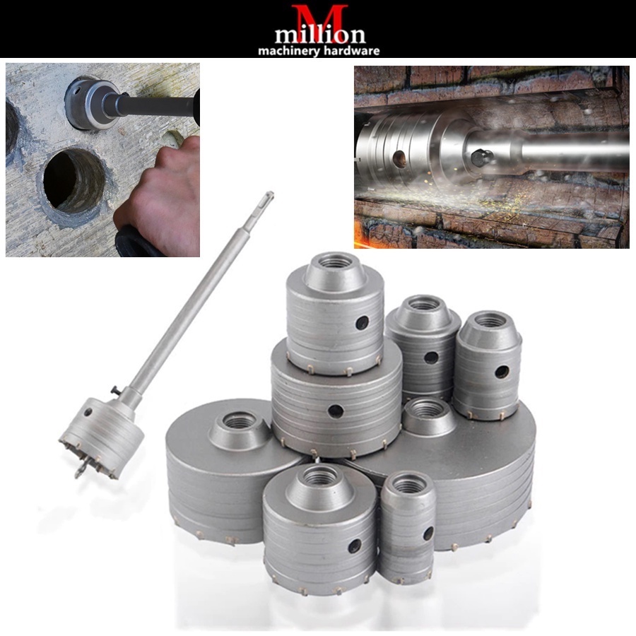 30-120mm SDS Plus Coated Concrete Coring Drill Bits Walls Air ...