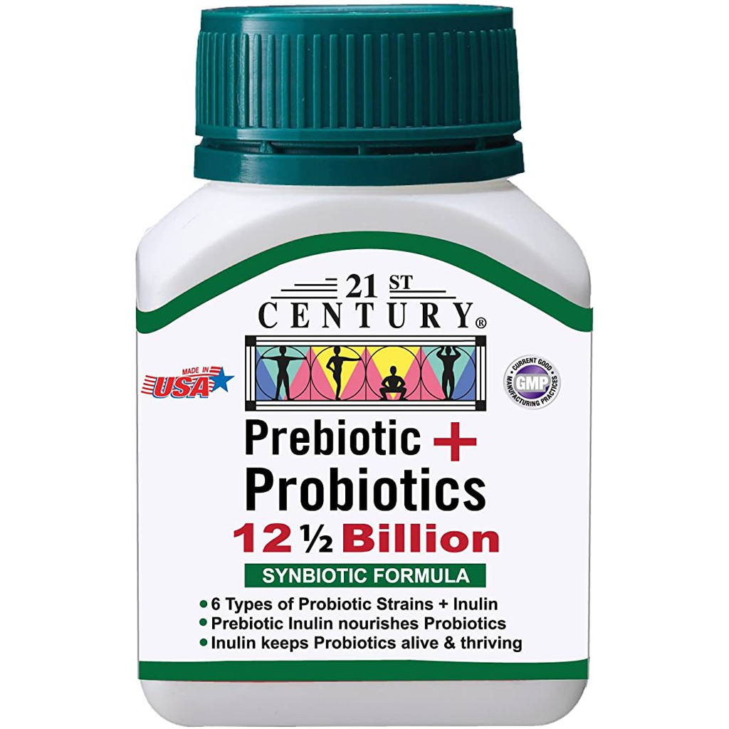 21st Century Prebiotics + Probiotics 12 1/2 Billion, 30ct | Shopee Malaysia