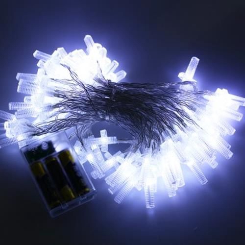 10M 80 LEDS CHRISTIAN CROSS STRING LIGHT WITH BATTERY CONTAINER (WHITE ...