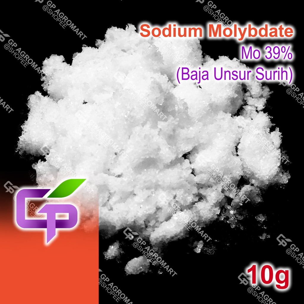 10g Sodium Molybdate Mo 39% / Na2MoO4 / Trace Element / Molybdenum ...