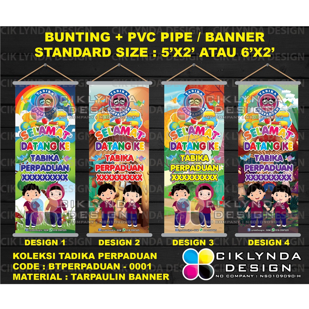PRE-ORDER - BUNTING + PVC PIPE - SLMT DTG KE TABIKA PERPADUAN | Shopee ...