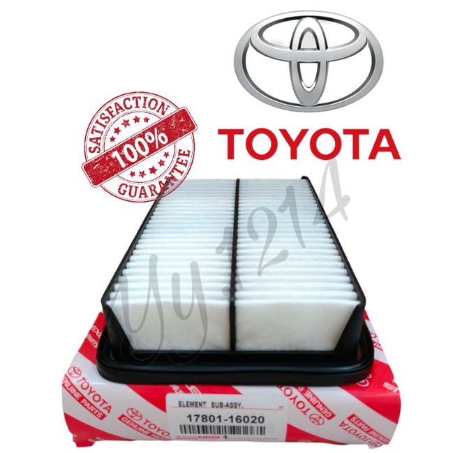 🇲🇾READY STOCK🔥 17801-16020 TOYOTA Engine Air Filter Toyota Avanza 1.3 ...