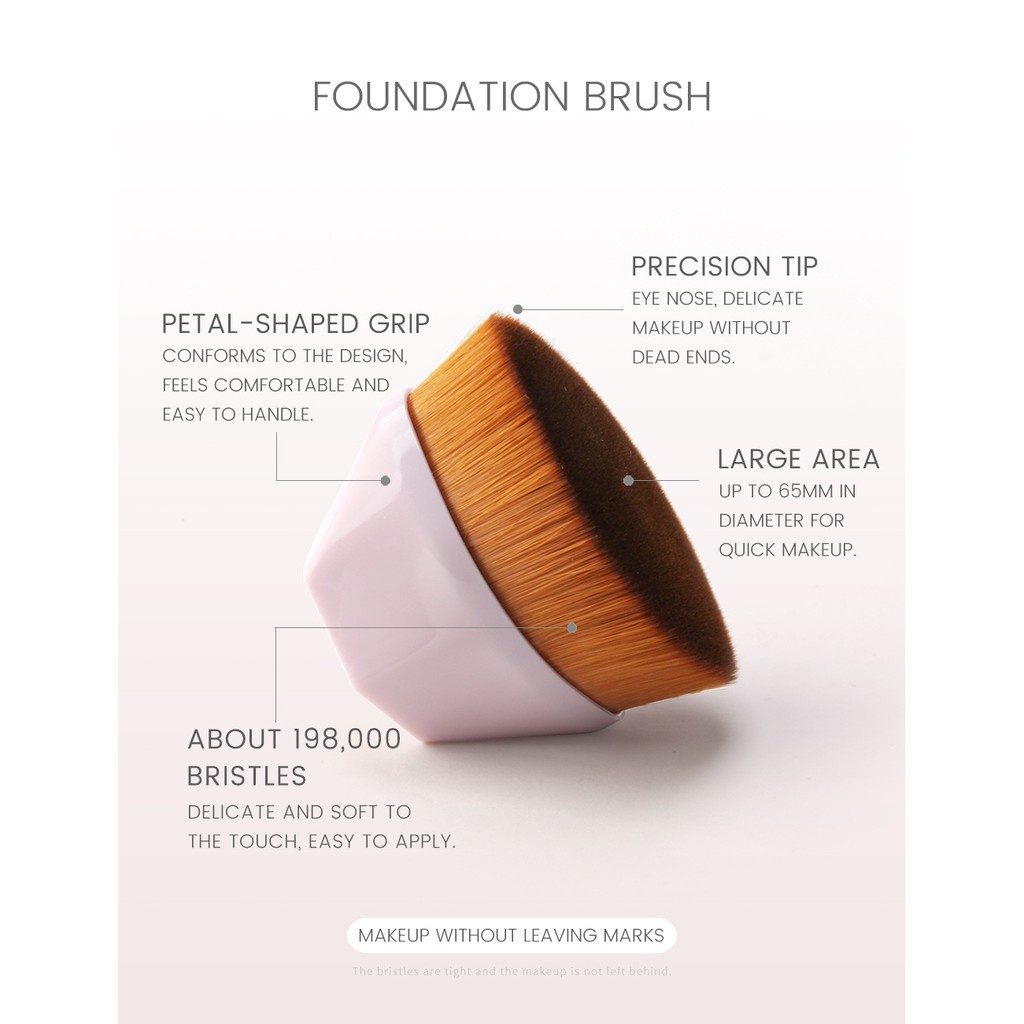 Petal Foundation Brush ~ Magic Foundation Brush ~Petal Makeup Brush ...
