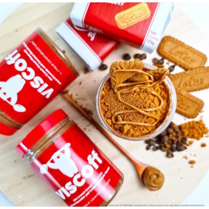 VISCOFF Biscoff Spread Crumbs Caramel Melted Chocolate with Mini Coco ...