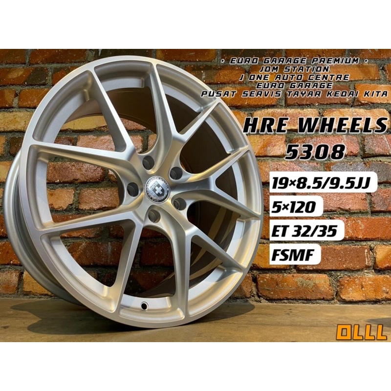 HRE 5308 DESIGN WHEELS 19INC BMW E36 E46 E90 F30 F10 M3 M4 | Shopee ...