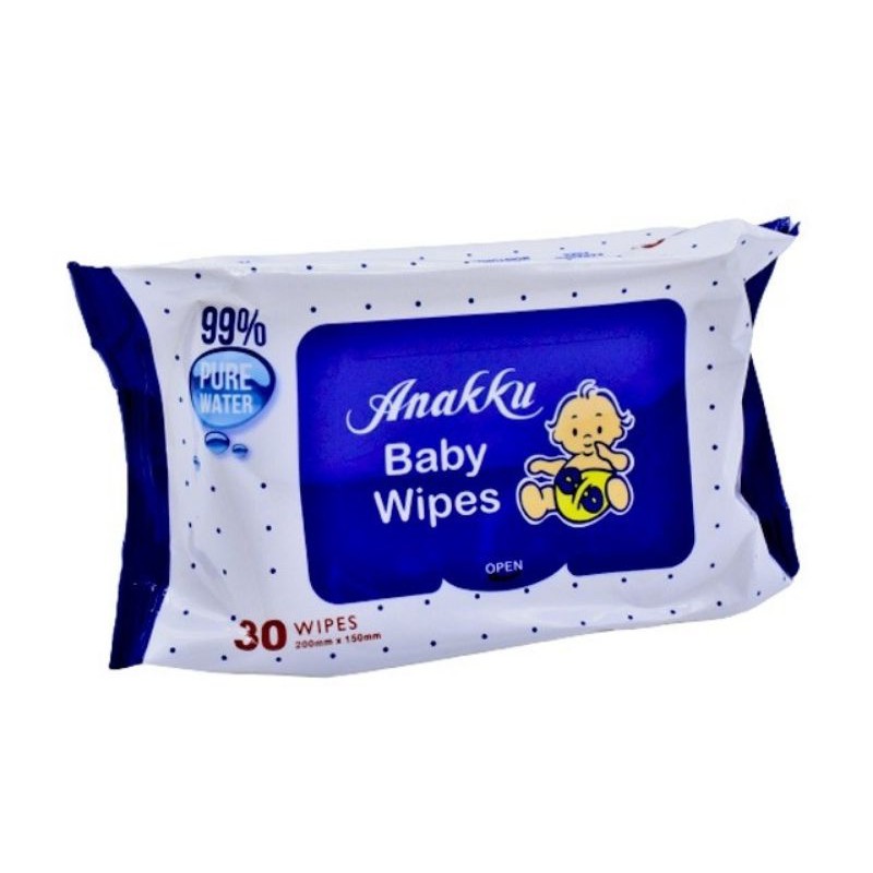 ANAKKU baby Wet Wipes tissue tisu basah bayi 30 Sheets | Shopee Malaysia