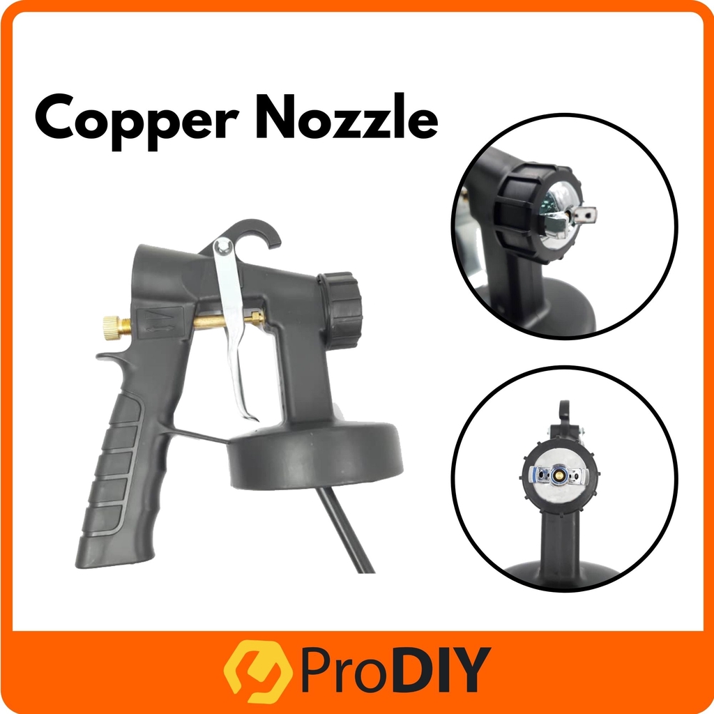 PZ Copper Nozzle Copper Gun Set Electric Sprayer Gun Spare Part ...