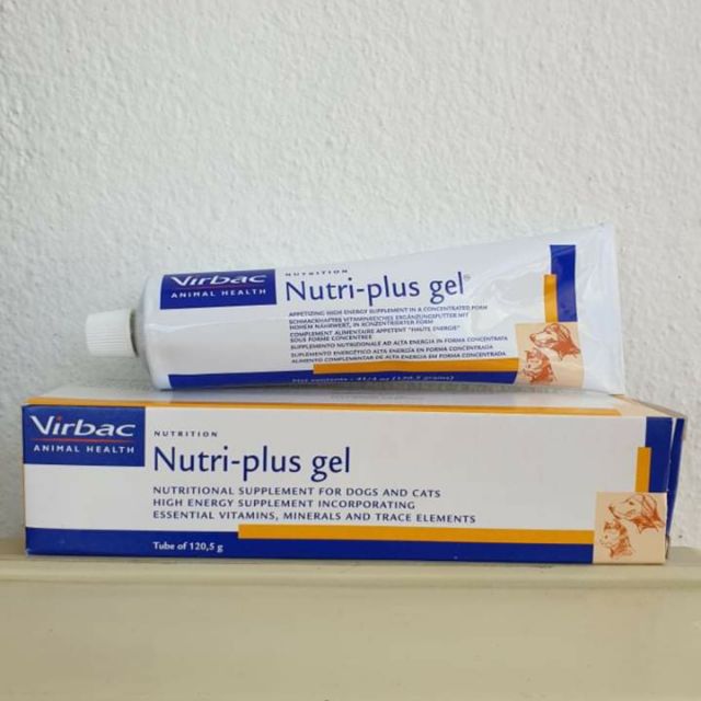 *ORIGINAL STOCK* / Exp:2026 June / 120g Virbac Nutri-Plus Gel For Dog ...