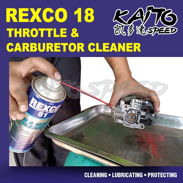 REXCO 81 Carb & Injector Cleaner 500ml Pembersih Injector & Karburator ...