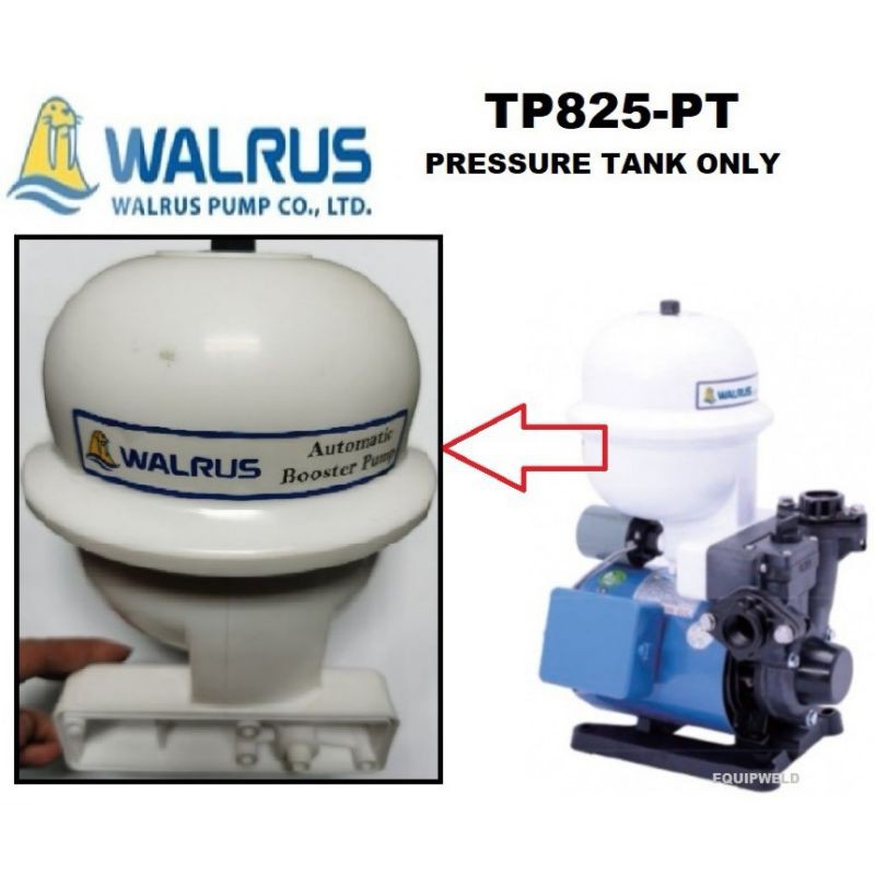 100%ORIGINAL PRESSURE TANK FOR WALRUS TP825PT AUTOMATIC WATER PUMP ...