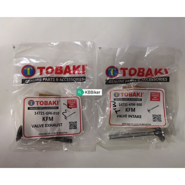 Tobaki Valve Intake / Exhaust Ex5 Dream | Shopee Malaysia