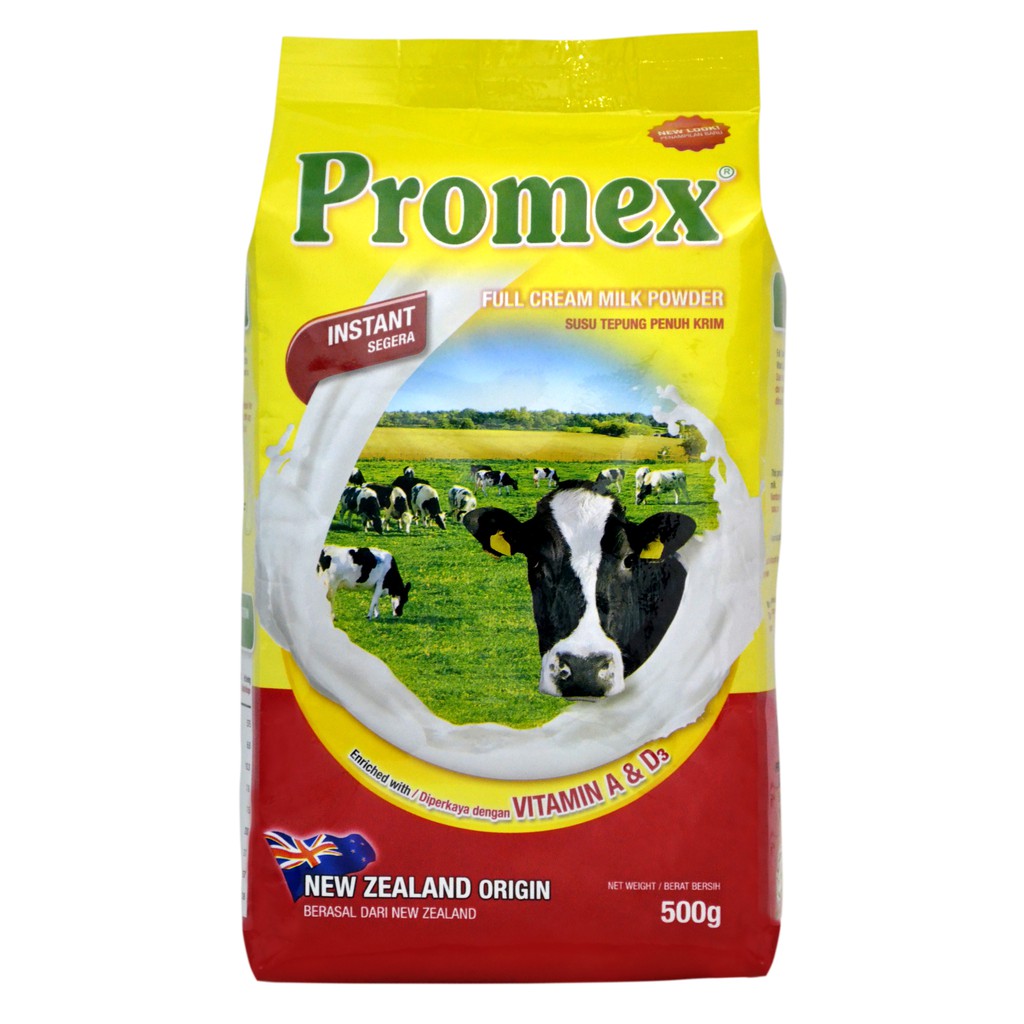 Promex Instant Full Cream Milk Powder 500g Pouch New Zealand for Infant ...