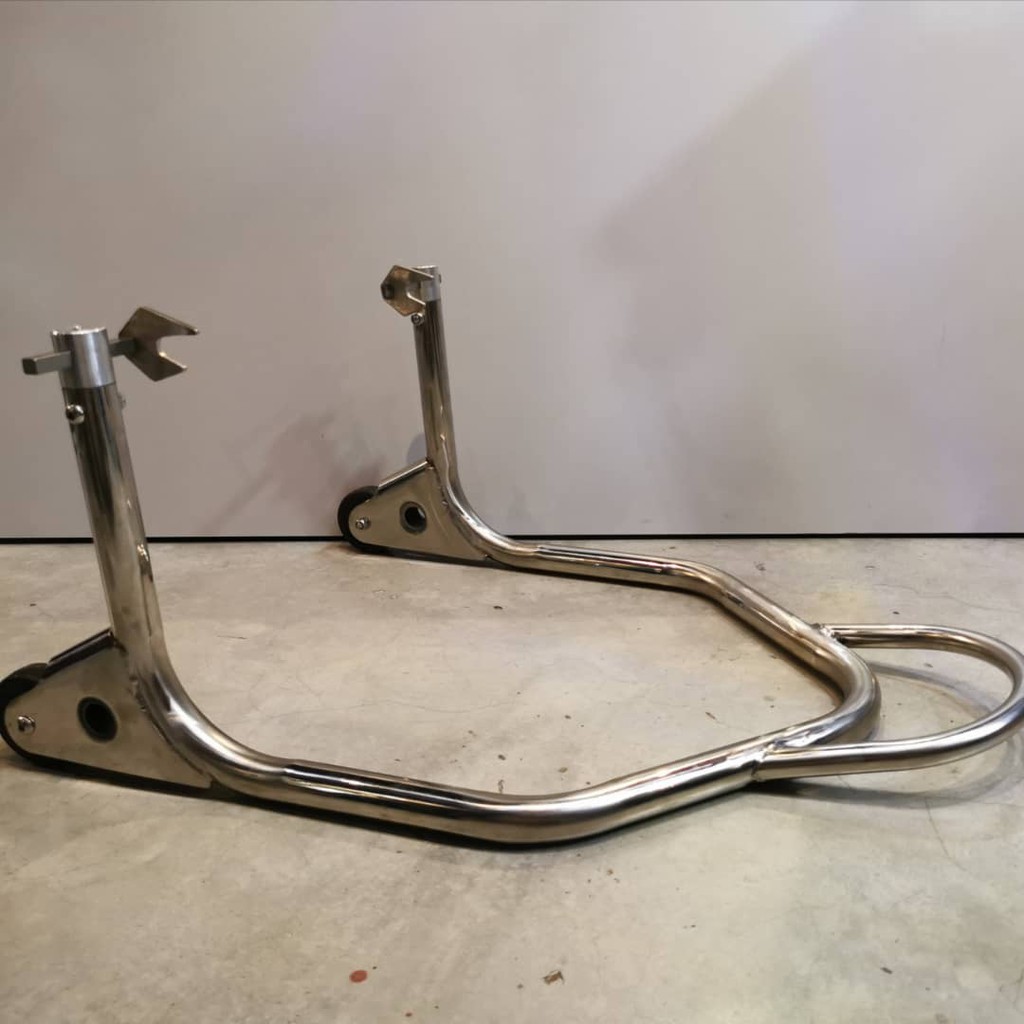 Motorcycle Rear Paddock Stand Stainless Steel | Shopee Malaysia