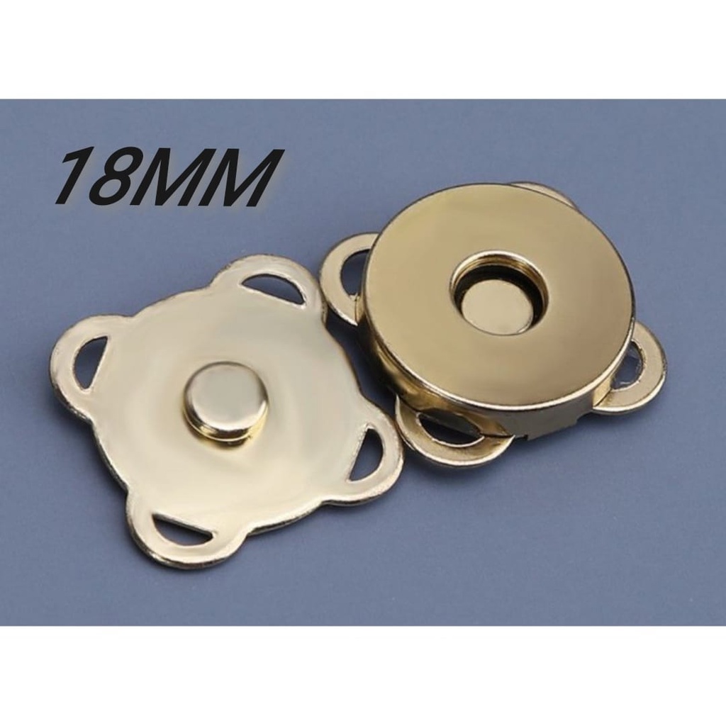 Magnetic Clasp Purse Snaps Closures Sewing Button Bag 14/18mm for DIY ...