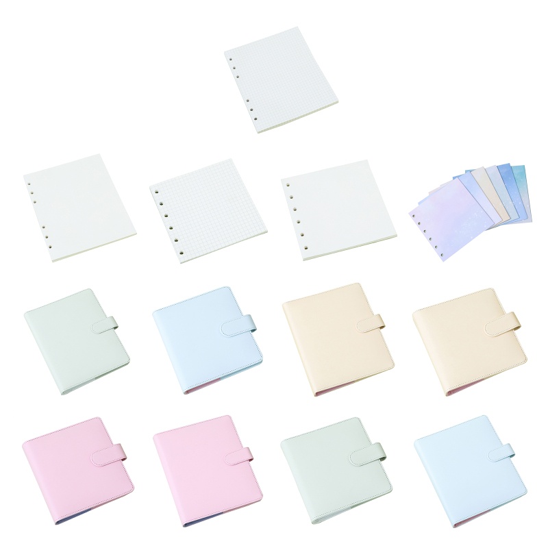 love* 6 Rings Binder Diary Notepad with Pen Loop Travel School Work ...