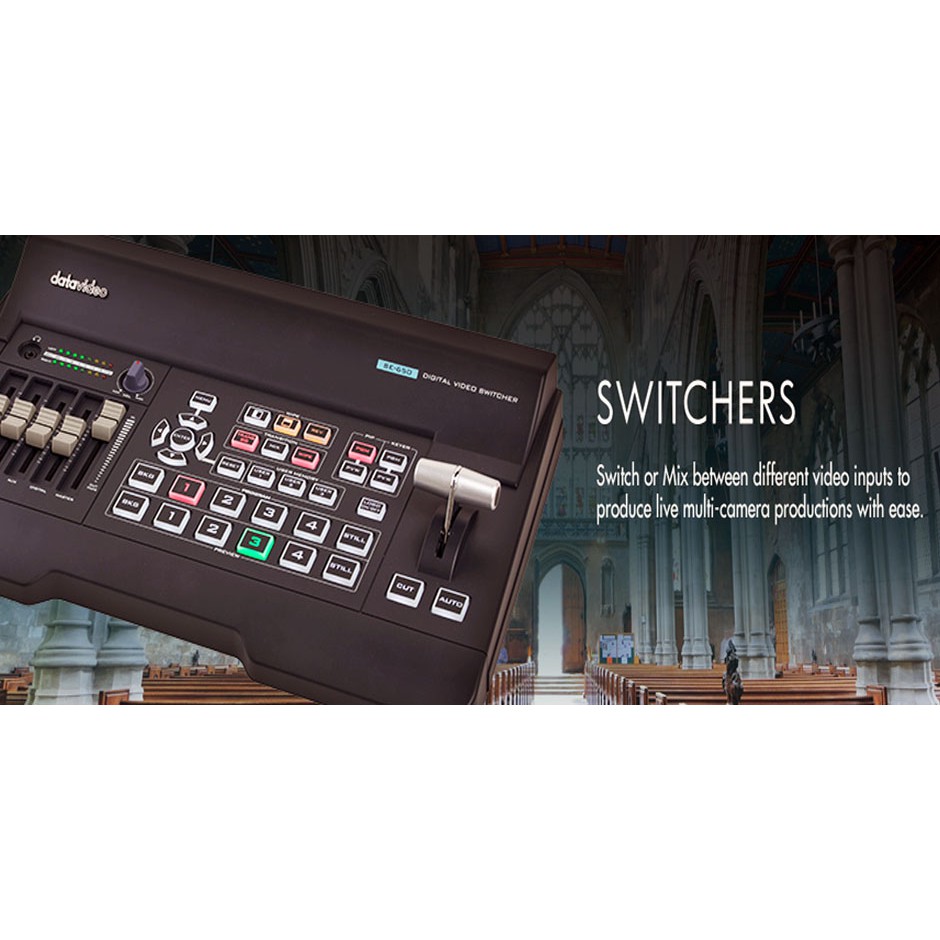 DATAVIDEO SE-650 4 channel HD switcher (PRE-ORDER) | Shopee Malaysia
