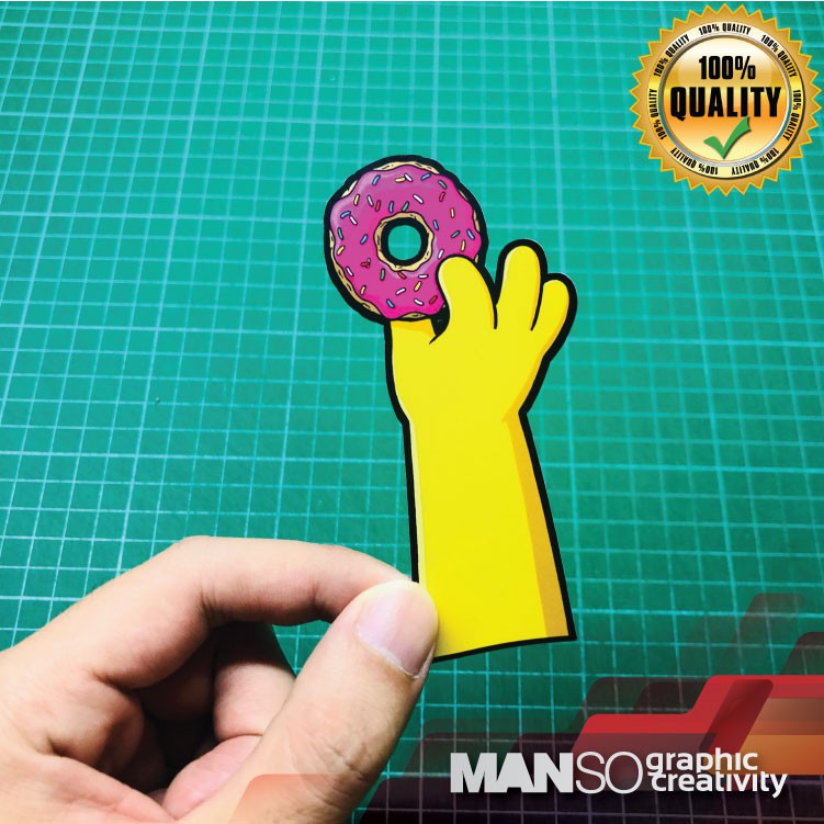 Simpson sticker Donut G106 | Shopee Malaysia