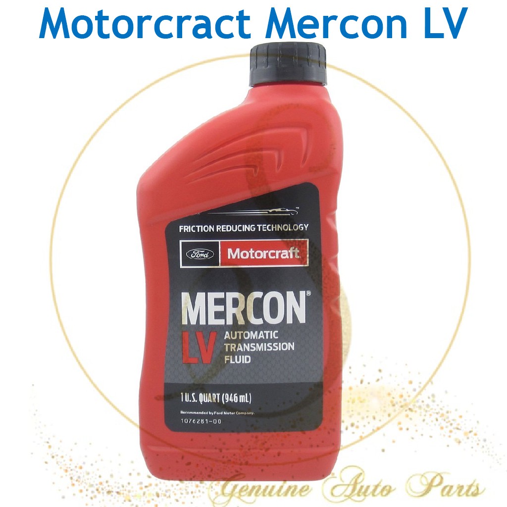 (100% Original) Ford MotorCraft Mercon LV Automatic Transmission Fluid ...