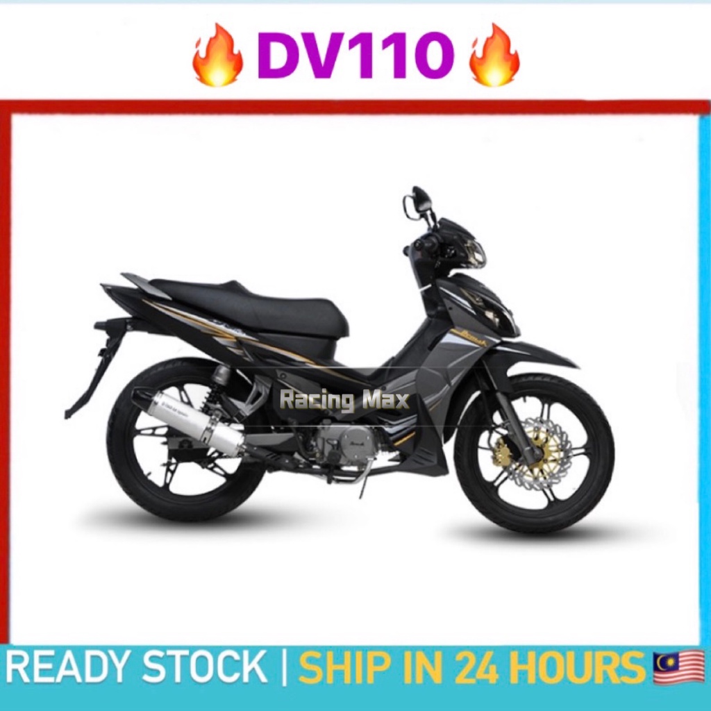 DEMAK DV110 COVER SET ORIGINAL BLACK HITAM DV 110 BODY COVER COMPLETE SET COVERSET CAVER KAVER ...