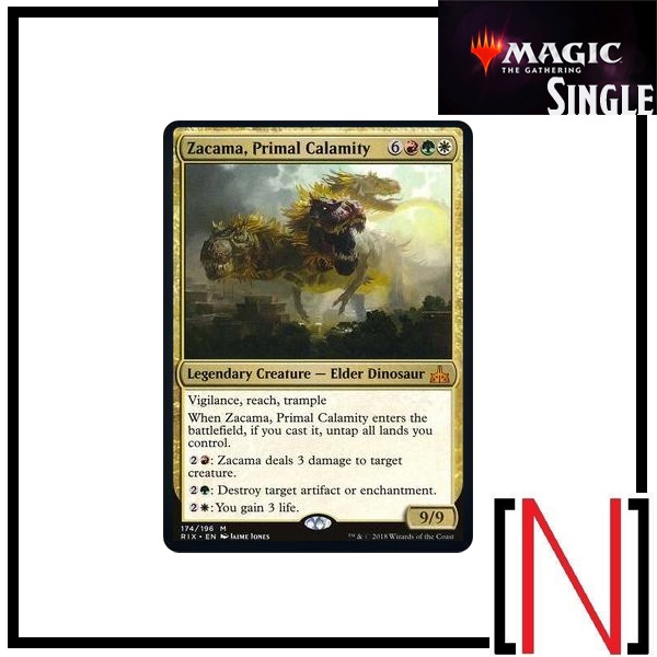 [MTG][Single][CMM] Zacama Primal Calmity Level Rare [English] | Shopee ...