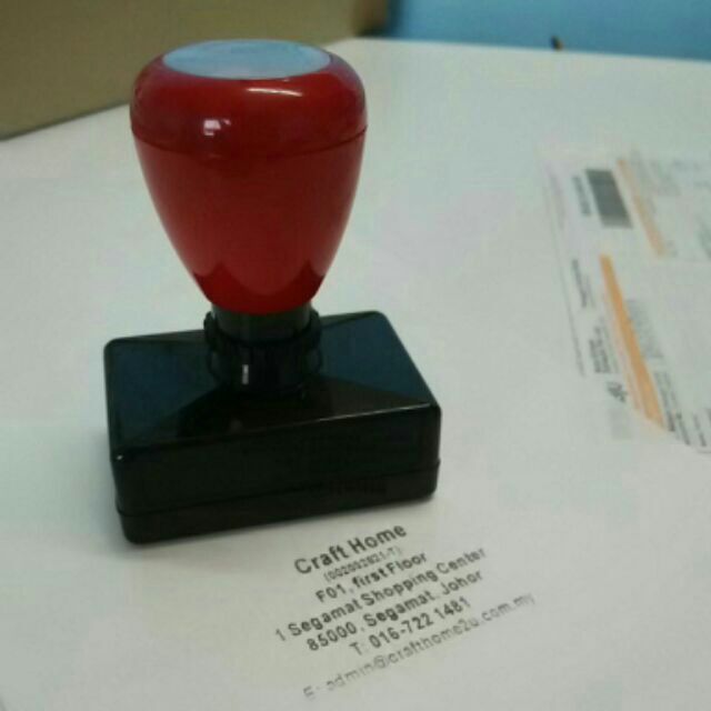 Customized self ink pre ink company/Teacher Rubber Stamp Cop Getah ...