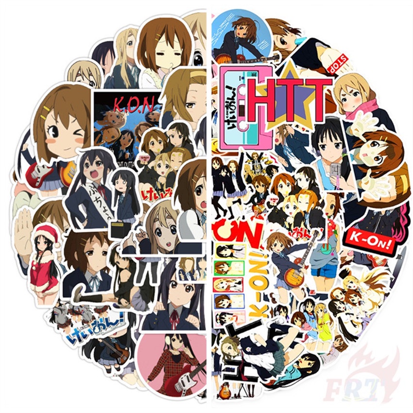 100Pcs/Set K-ON！Hirasawa Yui Series A Stickers Anime DIY Fashion ...