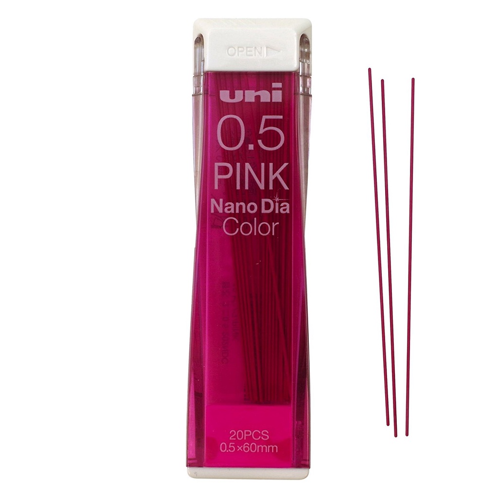 Mitsubishi Uni NanoDia Colour Erasable Mechanical Pencil Lead (0.5mm ...