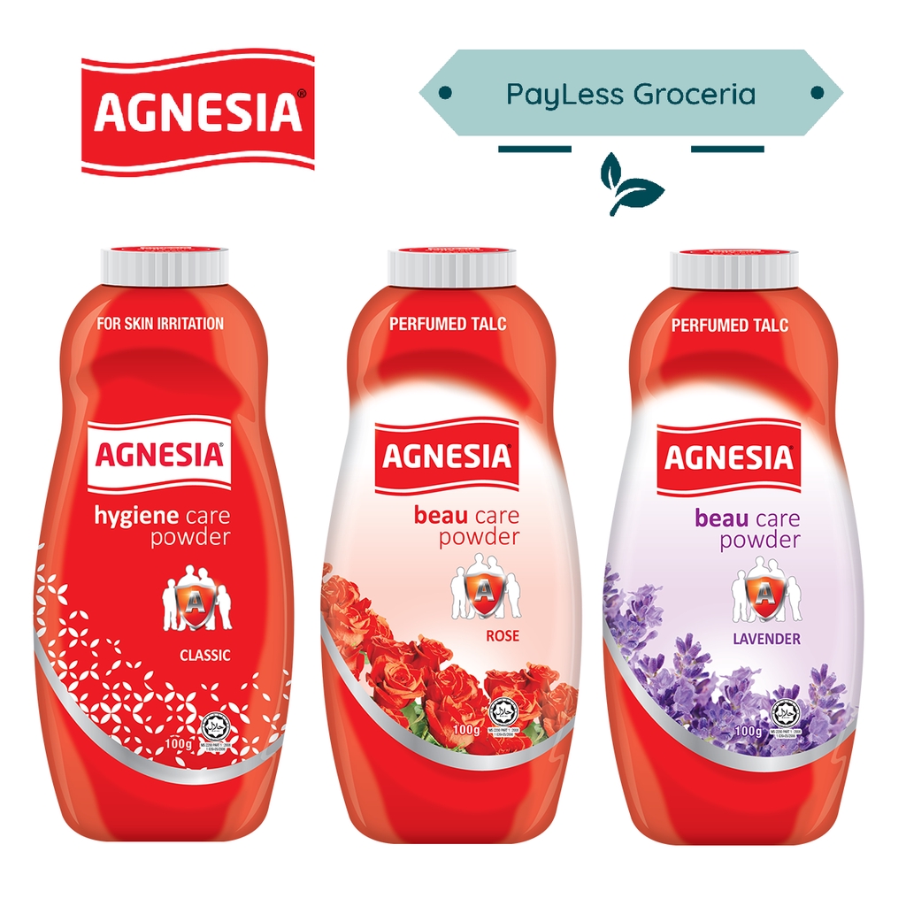Agnesia Antiseptic Powder / Talcum 100g | Shopee Malaysia