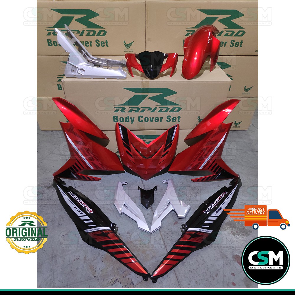 [READY STOCK] Coverset Bodyset Yamaha Y15 Y15ZR V1 V2 Blue Red Purple ...