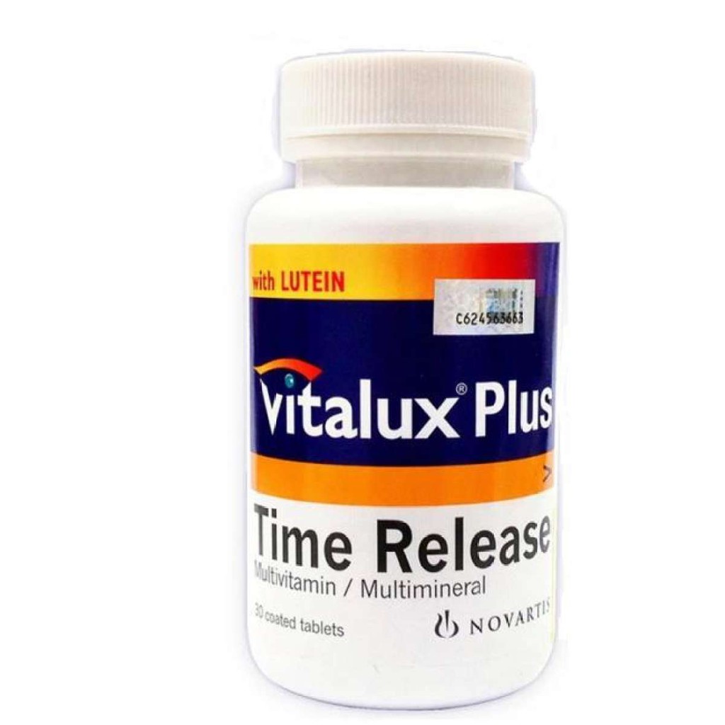 Vitalux Plus Time Release 30 coated tablets（EXP:05/2026) | Shopee Malaysia