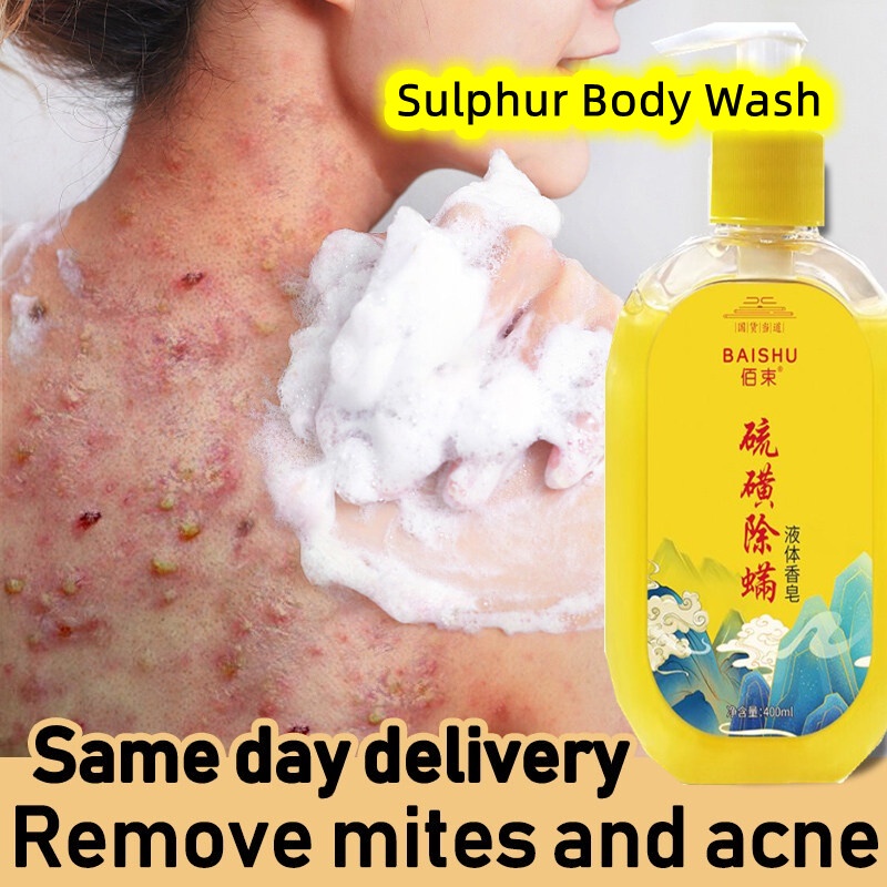 bath and body works shower gel back acne body wash sulfur soap sulphur ...