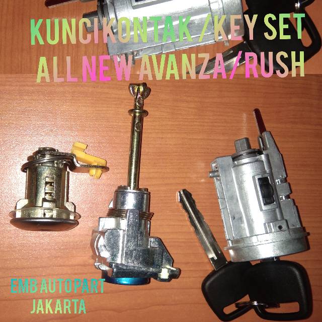 Contact KEY ONLY SET FRONT DOOR LOCK LUGGAGE KEY ALL NEW AVANZA XENIA ...