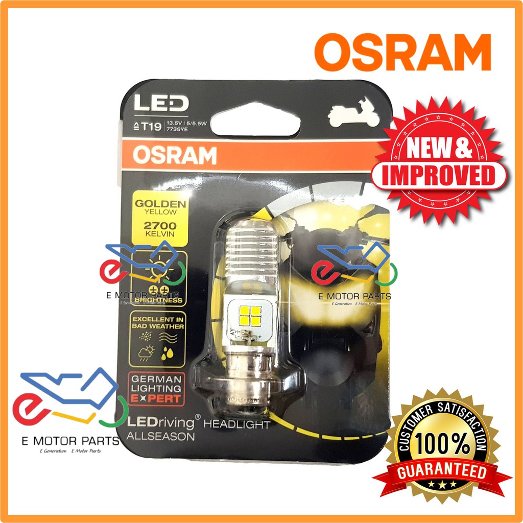 OSRAM LED OSRAM T19 LED BULB MENTOL DEPAN GOLDEN YELLOW 2700K KAPZAI ...
