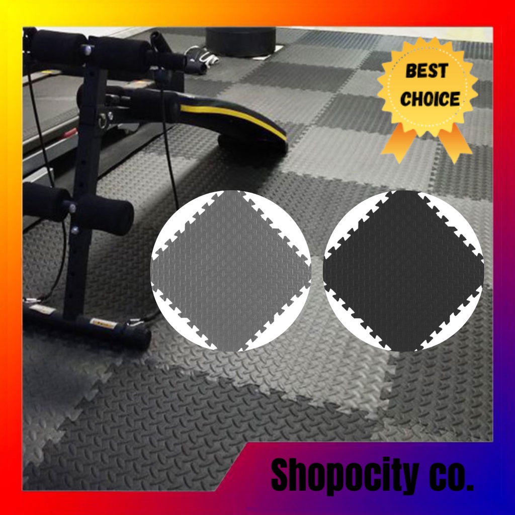 30x30cm Weight Resistance Gym Mat Fitness Exercise Mat Gym Flooring Mat ...