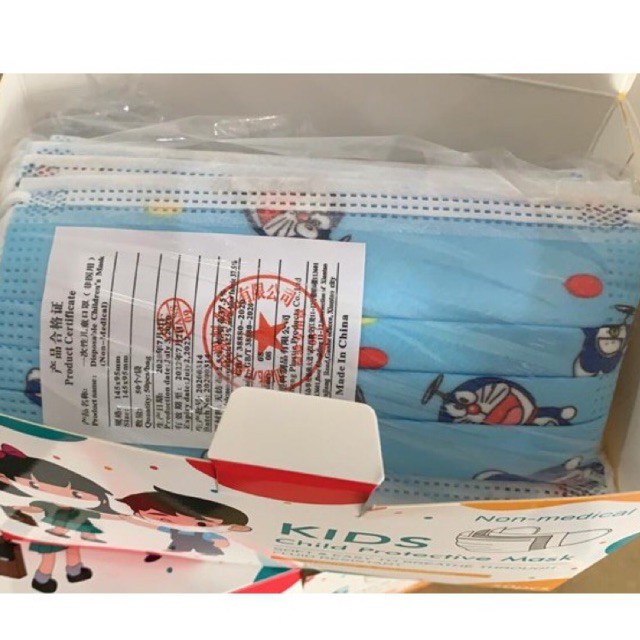 DORAE MON KID MASK - doraemon face mask / kid 50 PCS | Shopee Malaysia