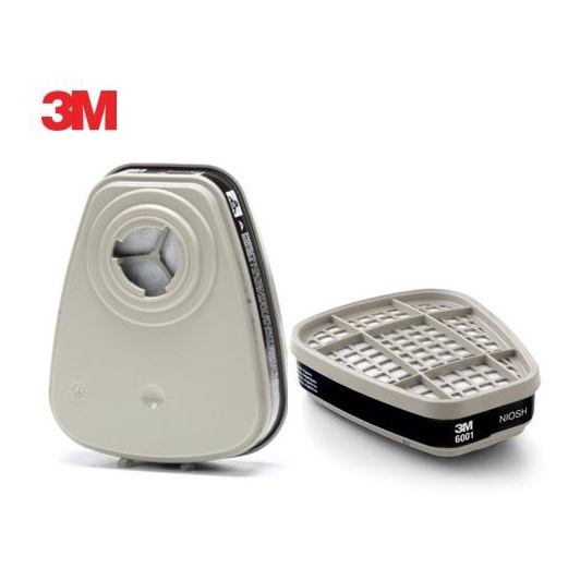 [2 PCS PE PACK] 3M 6001 ORGANIC VAPOR MASK CATRIDGE - HSE RETAIL ...