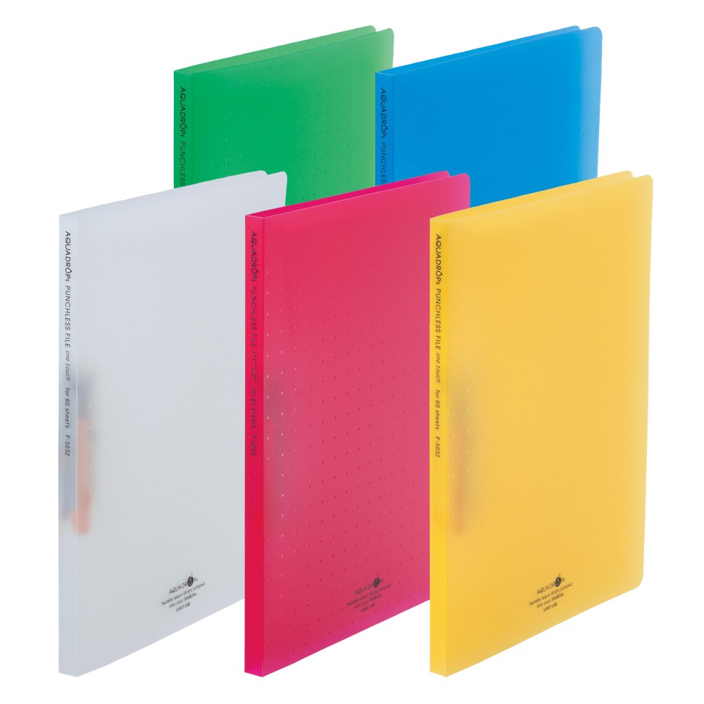LIHIT LAB. Aqua Drops Punchless File One Touch F-5032 | Shopee Malaysia