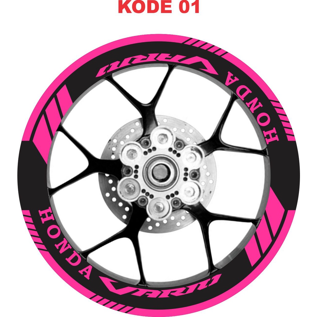 Sticker cutting lis pelk pcx lis Rims HONDA ALL VARIO ALL Types Of ...
