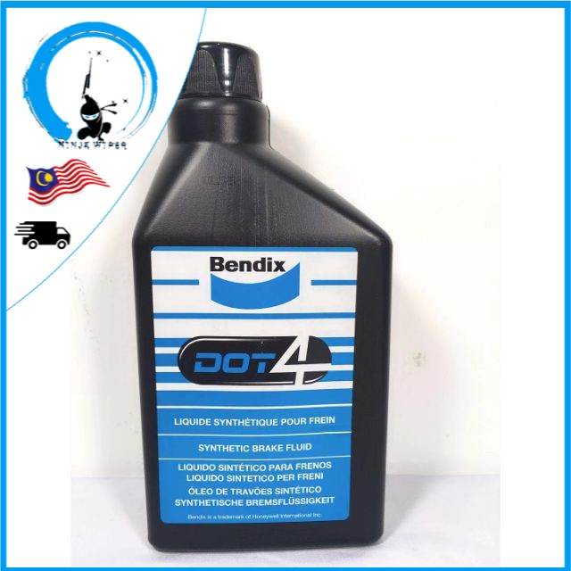 100% ORIGINAL BENDIX DOT4 DOT 4 BRAKE FLUID (1LITRE) SKR | Shopee Malaysia