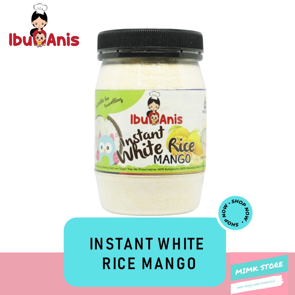 Homemade by Ibu Anis - Instant White Rice Mango 180g (7m+) | Shopee ...