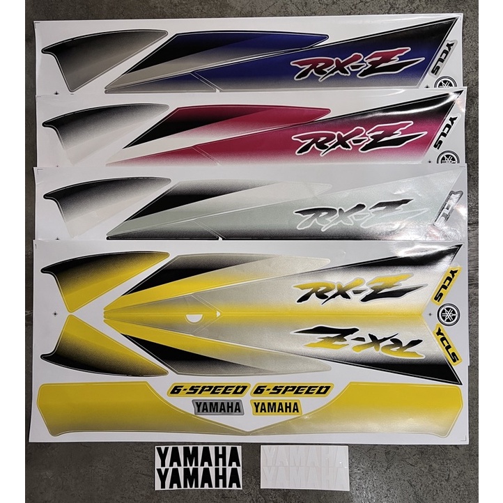 YAMAHA RXZ RXZ OLD RXZ MILI BODY STRIPE (9) RXZ RXZ OLD RXZ MELEE ...