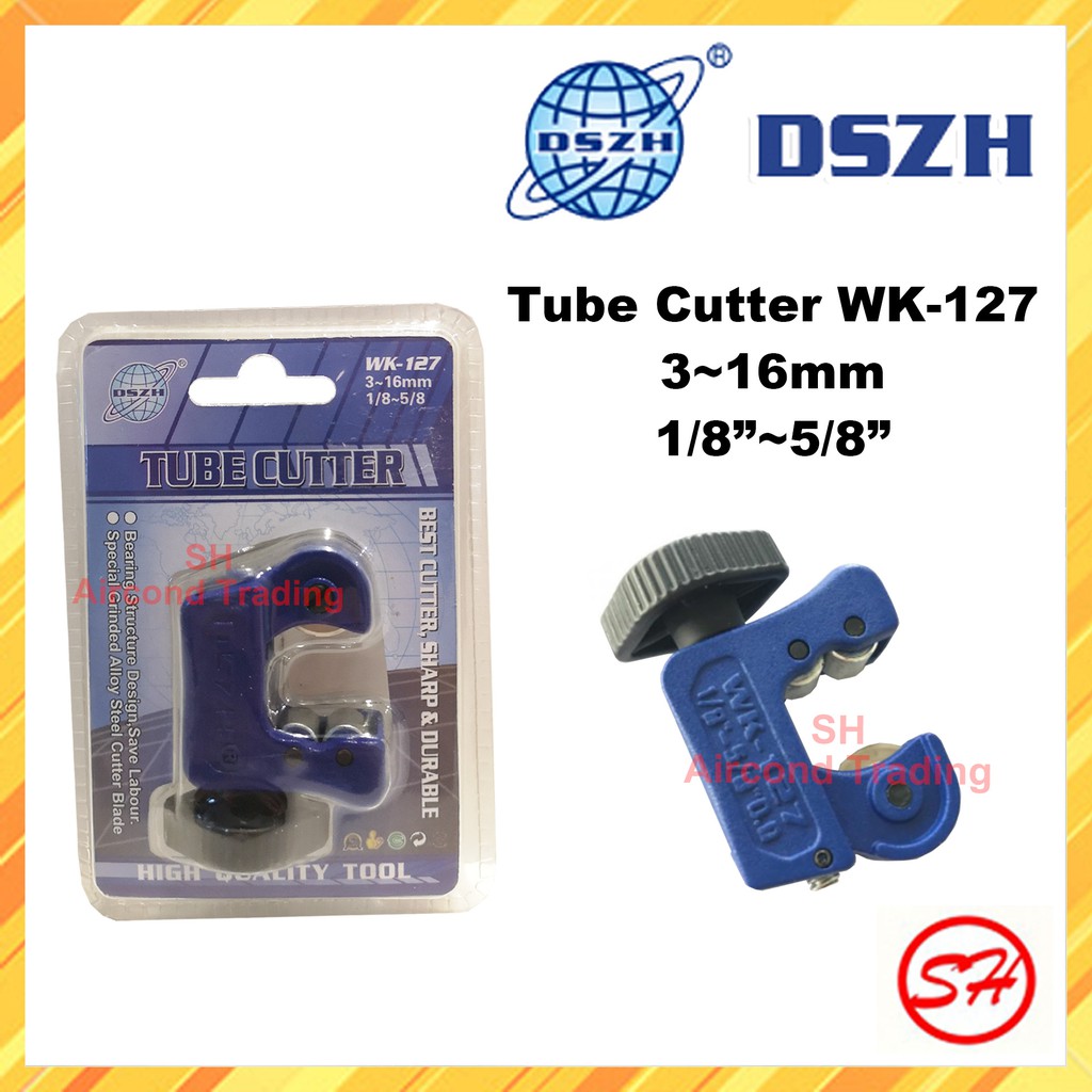 DSZH Mini Tube Cutter WK-127 Copper Tube Cutter 1/8" - 5/8" (3mm - 16mm) | Shopee Malaysia