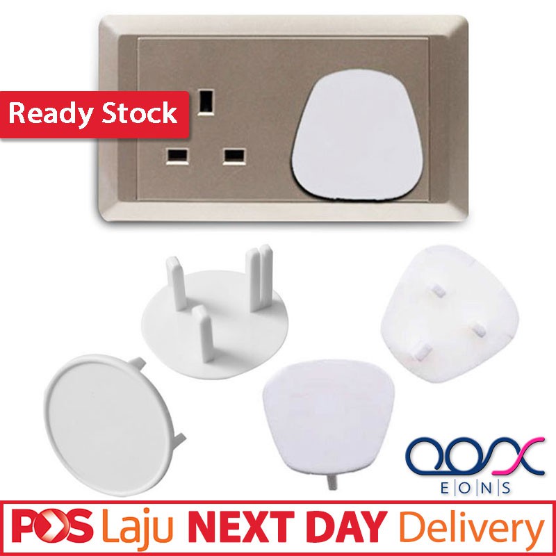 Electric Proof 3 Pin Three Hole Power Socket Cover Baby Child Safety ...