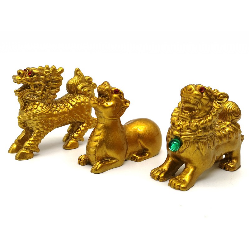 Feng Shui Three Divine Guardians - Three Killings Cure - 3 Celestial Animals - San sha cure - pi ...