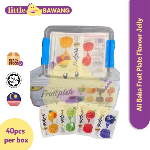 Ali Baba Alibaba Fruit Plate Fruit Flavour Mix Flavour Jelly White ...