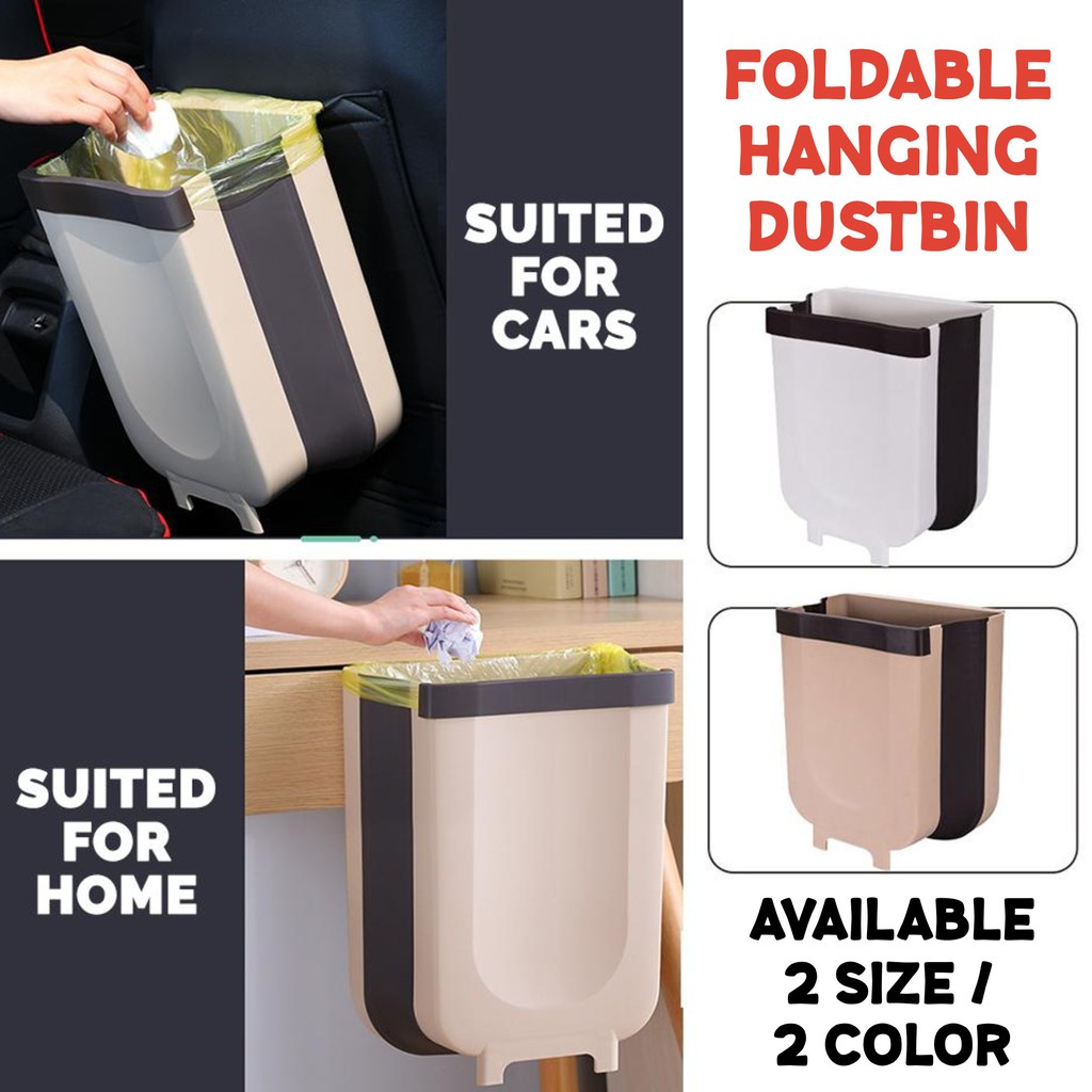 ( Ship from Selangor ) Kitchen Wall Mounted Folding Dustbin Cabinet ...